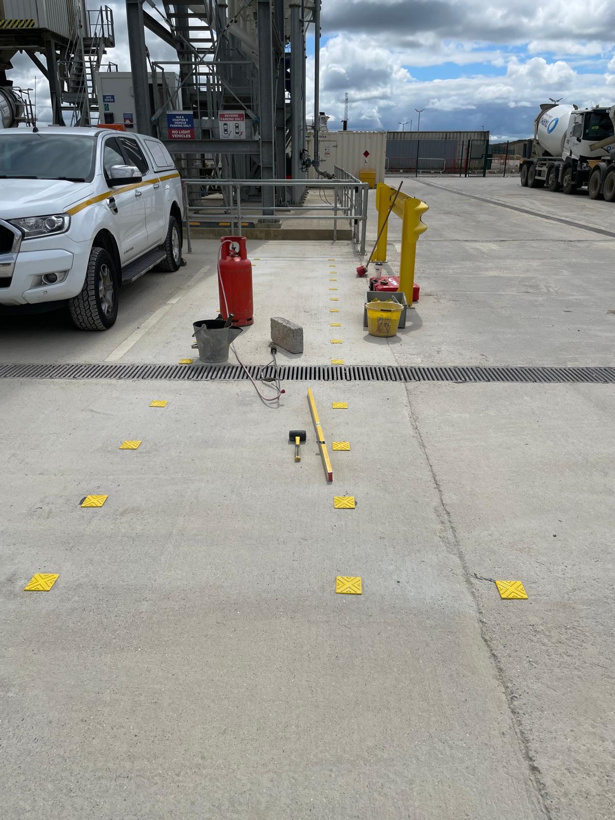 Ensuring Pedestrian Safety with Custom Road Stud Installations at Jones ...